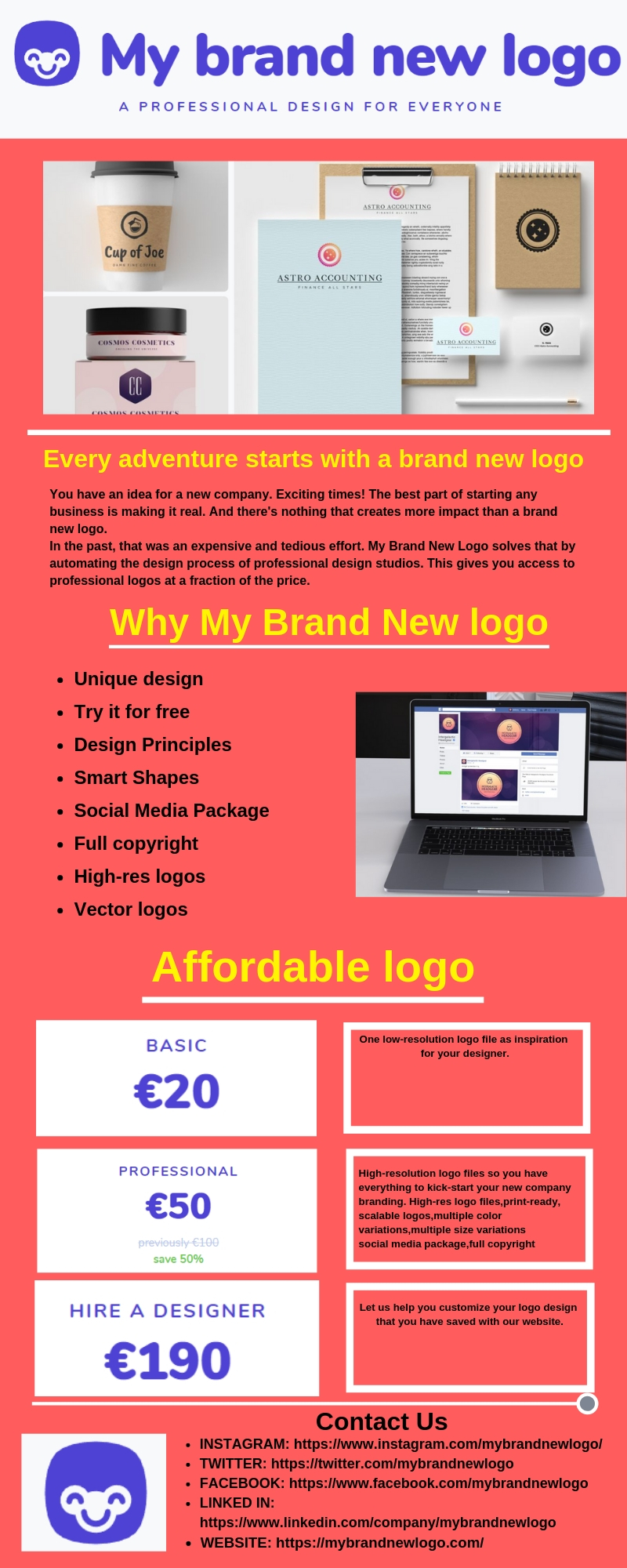 Make Professional Logo - My Brand New logo - Gifyu